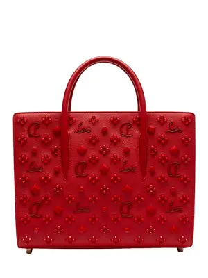 CHRISTIAN LOUBOUTIN Christian Louboutin Paloma Medium Tote Red