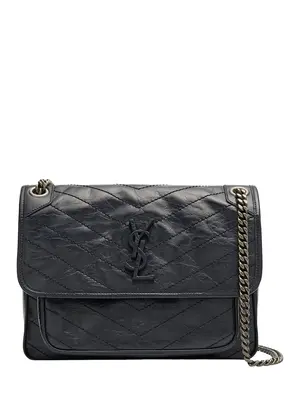 Saint Laurent Saint Laurent Niki Medium Flap Shoulder Bag Deep Marine