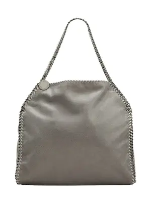 Stella McCartney Falabella Small Vegan Leather Tote Bag Light Gray