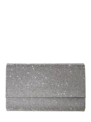 Judith Leiber Fizzoni Full-Beaded Clutch Bag Rhine