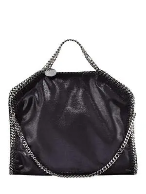 Stella McCartney Falabella Shaggy Deer Tote Bag - Black