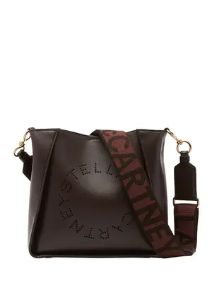 Stella McCartney Mini Logo Bucket Crossbody Bag 2012 Chocolate Br