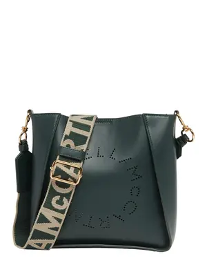 Stella McCartney Mini Logo Bucket Crossbody Bag 3139 Pine
