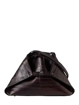 Akris Ai Small Leather Tote Bag - Mocca