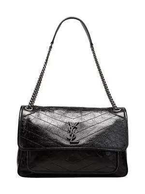 Saint Laurent Niki Large Shoulder Bag - Black