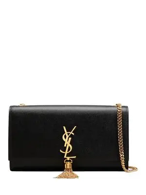 Saint Laurent Saint Laurent Kate Wallet On Chain Black