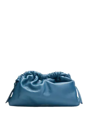MANSUR GAVRIEL Mansur Gavriel Mini Lambskin Cloud Clutch Bag Peacock