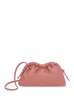 MANSUR GAVRIEL Mansur Gavriel Mini Lambskin Cloud Clutch Bag Pink