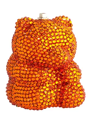 Judith Leiber Judith Leiber Couture Gummy Teddy Bear Pillbox Orange