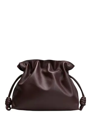 Loewe Flamenco Napa Leather Bag Prune