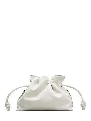 Loewe Flamenco Napa Leather Bag Soft White
