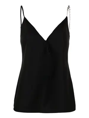 Givenchy Chain-strap Tank Top - Black