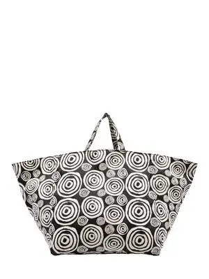 10 CORSO COMO 10 CORSO COMO Spiral Print Canvas Tote
