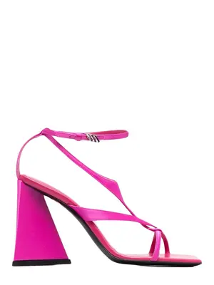 Attico 100mm Strappy Sandals - Pink
