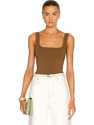 Matteau Matteau Nineties Knit Tank Top Cinnamon