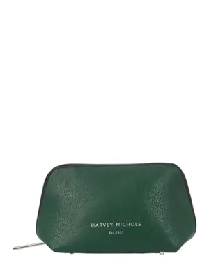 HARVEY NICHOLS Small Cosmetics Case - Forest Green