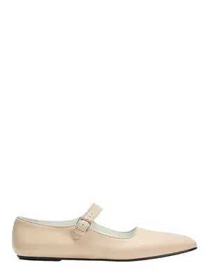 THE ROW THE ROW Ava Ballerina Flats Oatmilk