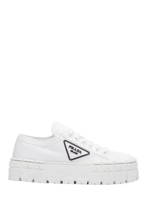 Prada Double Wheel Low-top Sneakers - White