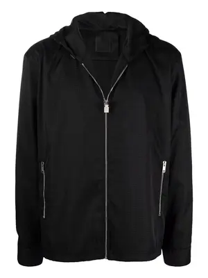 Givenchy 4g Jacquard Windbreaker Jacket - Black