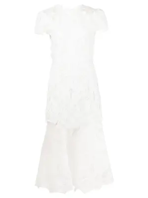 Simkhai Cut-out Detail Midi Dress - White