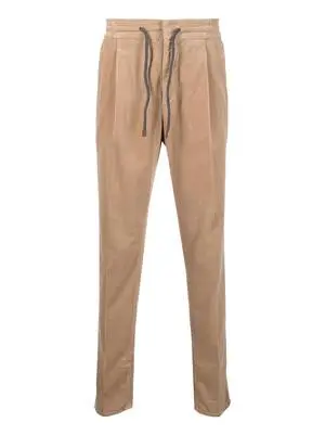 BRUNELLO CUCINELLI Pleated Drop-Crotch Corduroy Trousers