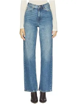 DR. DENIM Echo Straight Jeans - Bay Mid Used