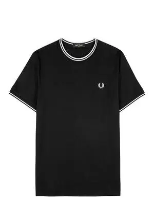 Fred Perry M1588 Cotton T-shirt - Black