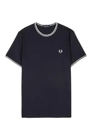 Fred Perry M1588 Navy Cotton T-shirt Navy