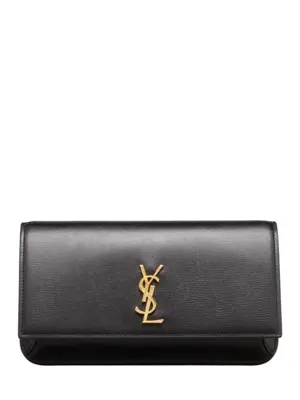 Saint Laurent YSL Monogram Leather Phone Holder Bag One-color