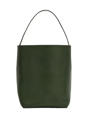 THE ROW Park North-South Leather Tote Bag Mss Moss