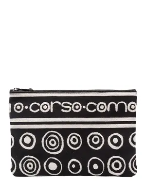 10 CORSO COMO 10 CORSO COMO Logo Zipped Clutch
