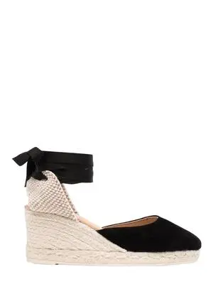 Manebí 75mm Espadrilles - Black