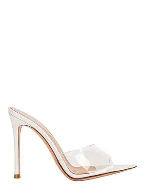 GIANVITO ROSSI Plexi Mules - Transparent White