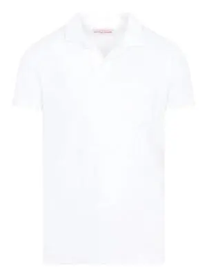 Orlebar Brown Riviera Short-sleeve Polo Shirt - White
