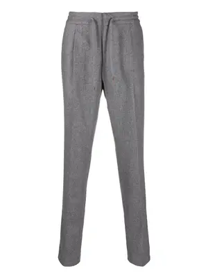 Brunello Cucinelli Pleated Drawstring Trousers - Grey