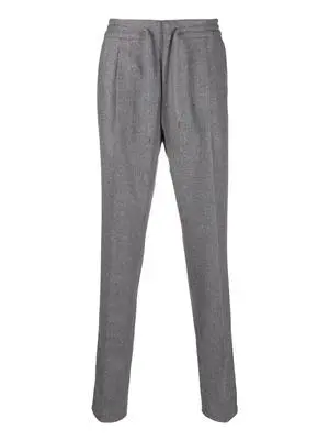 Brunello Cucinelli Pleated Drawstring Trousers - Grey