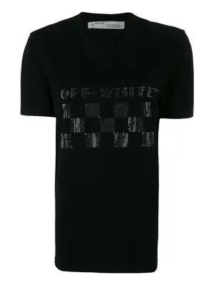 OFF-WHITE Off-White Embellished Logo T-Shirt