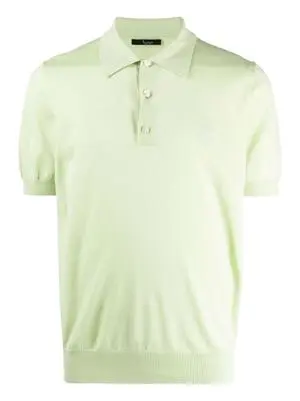 BILLIONAIRE Logo-embroidered Cotton Polo Shirt - Green