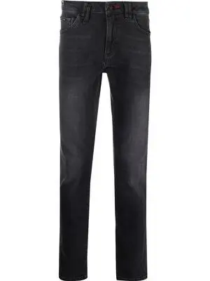 Philipp Plein Philipp Plein Carrot-Fit Denim Jeans Grey
