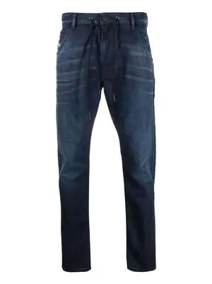 DIESEL® Krooley Drawstring Tapered Jeans - Blue