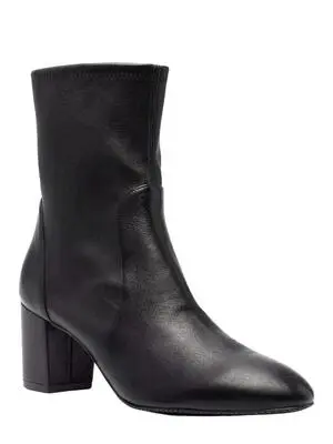 STUART WEITZMAN Yuliana 60mm Leather Ankle Boots - Black