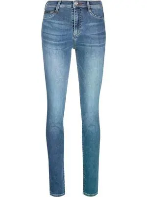 Philipp Plein High-waisted Skinny Jeans - Blue