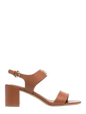 FERRAGAMO Gancini 55mm Sandals - Brown