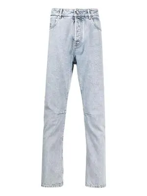 Brunello Cucinelli Stonewashed Straight-leg Jeans - Blue