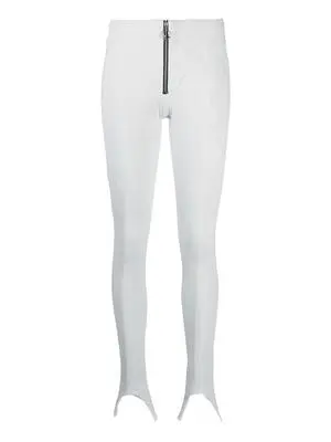 LOURDES High-rise Stirrup Leggings - Grey