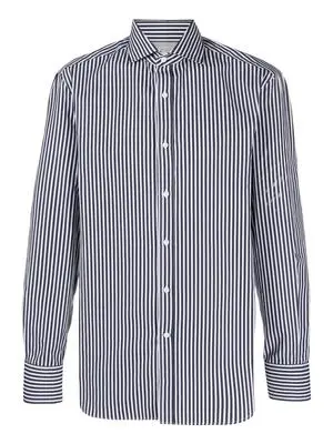 BRUNELLO CUCINELLI Striped Cotton Shirt