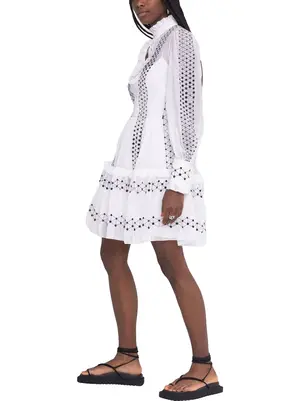 TEMPERLEY LONDON Robin Mini Dress - White