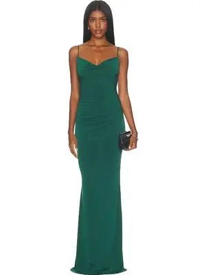 Katie May Katie May Surreal Gown Deep Evergreen