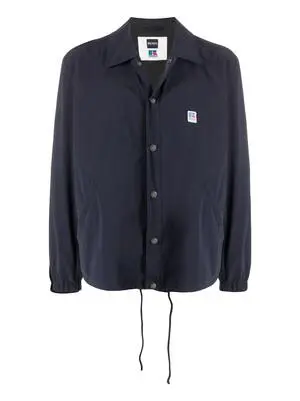 BOSS Logo-patch Shirt Jacket - Blue