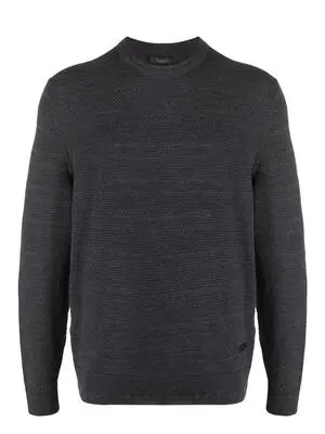 BILLIONAIRE Round-Neck Merino Wool Jumper